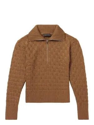 WALES BONNER WALES BONNER Wool Half-Zip Sweater