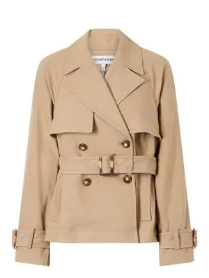 Veronica Beard Veronica Beard Lazaro Dickey Twill Jacket Beige
