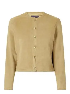 Stouls Astrid Suede Cardigan - Neutrals