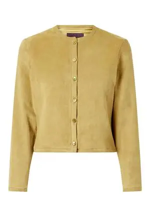 Stouls Astrid Suede Cardigan - Neutrals