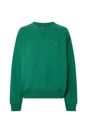 Polo Ralph Lauren Polo Ralph Lauren Cotton-Blend Jersey Sweatshirt Green