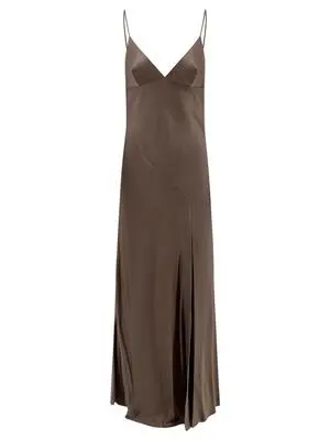 Alberta Ferretti Viscose Long Dress - Green