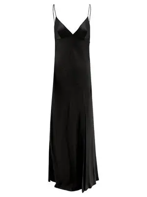 Alberta Ferretti Viscose Maxi Dress - Black