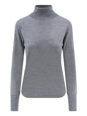 Aspesi ASPESI Virgin Wool Turtleneck Sweater Grey