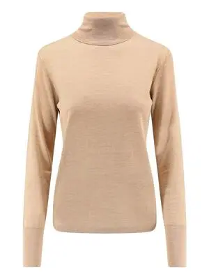 Aspesi Virgin Wool Turtleneck - Beige