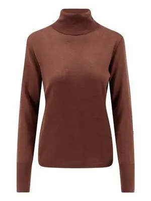 Aspesi Virgin Wool Turtleneck - Brown