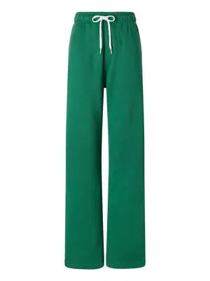 Polo Ralph Lauren Polo Ralph Lauren Cotton-Blend Jersey Straight-Leg Sweatpants Green
