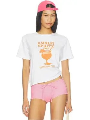 SUNNY SOMEWHERE Amalfi Spritz Everyday Tee - White