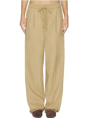 Fear Of God Pleat Front Drawstring Pant - Dune