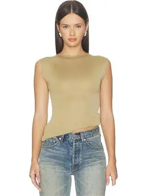 Fear Of God Soft Rib Fitted Tank Top - Dune