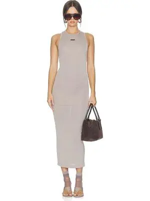 Fear Of God Soft Rib Racerback Dress - Seal