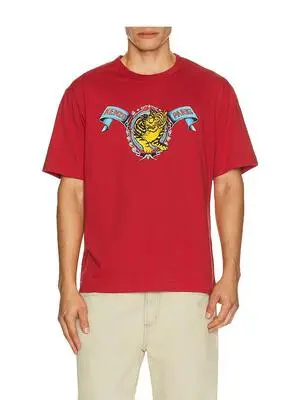 Kenzo Jumping Tiger Classic T-shirt In Red - Vermillion