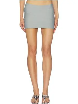 NIIHAI Bandage Mini Skirt - Grey