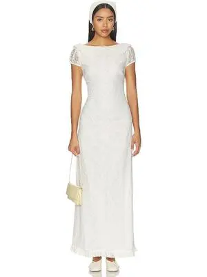 STONE COLD FOX X Mae Maxi Dress - Ivory
