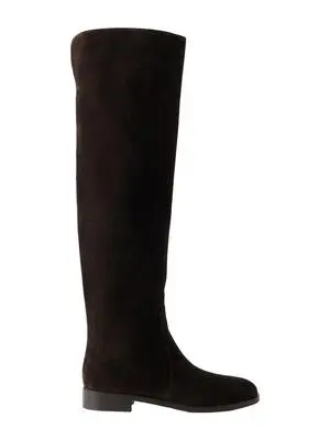 GIANVITO ROSSI Suede Over-the-knee Boots - Brown