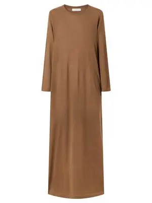 Co Cashmere Midi Dress - Brown