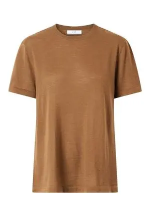 Co Cashmere T-shirt - Brown