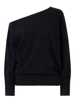 Arch4 Wiki Off-the-shoulder Cashmere Sweater - Black