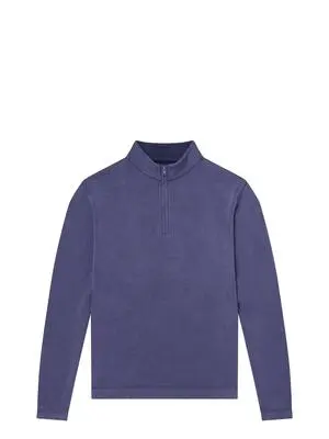 Peter Millar Jersey Half-zip Sweater - Navy