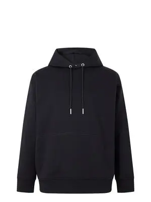 On Club Collective Logo-embroidered Organic Cotton-blend Hoodie - Black