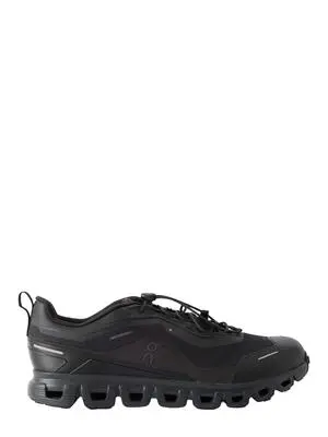 On 6 Rubber-trimmed Mesh Sneakers - Black