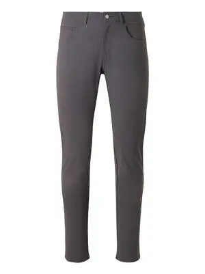Peter Millar Bingham Slim-leg Stretch-cotton Trousers - Gray