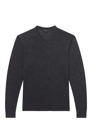JAMES PERSE Cashmere Crewneck Sweater - Black