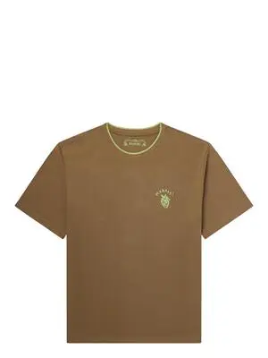 MANAAKI Logo-printed Cotton-jersey T-shirt - Brown