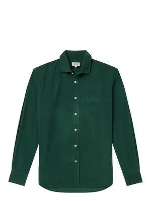 Hartford Paul Cotton-corduroy Shirt - Green