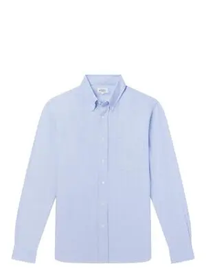 Hartford Pitt Cotton-oxford Shirt - Blue