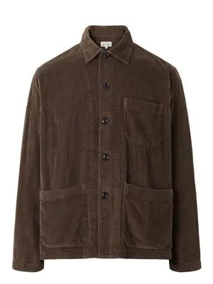 Hartford Perry Cotton-corduroy Jacket - Brown