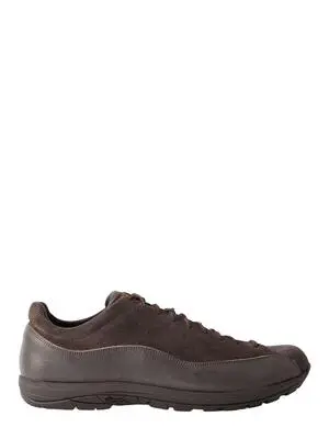 Diemme Bardolino Suede And Leather Sneakers - Brown