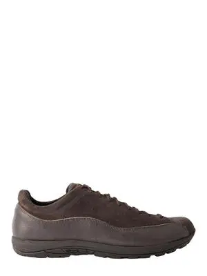 Diemme Bardolino Suede And Leather Sneakers - Brown