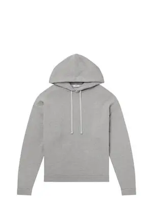 AGOLDE AGOLDE Salford Cotton-Blend Jersey Hoodie Gray