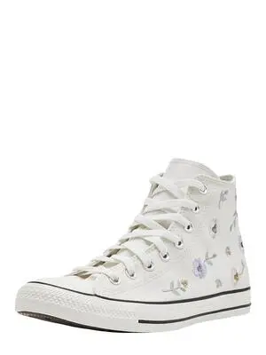 CONVERSE Chuck Taylor All Star Sequin Flowers High-top Sneakers - Black