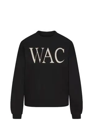 WILLIAMS ATHLETIC CLUB Graphic Sweatshirt - Black