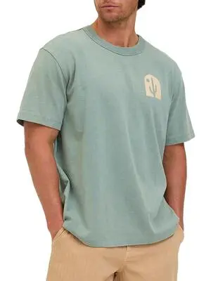 THREADS 4 THOUGHT Lone Cactus Cotton Graphic T-shirt - Spearmint