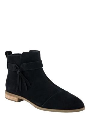 Toms TOMS Stacy Tassel Ankle Bootie Black