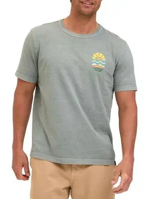 THREADS 4 THOUGHT Island Sunrise Graphic T-shirt - Wasabi