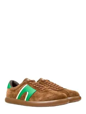Camper Pelotas Soller Suede Low-top Sneakers - Medium Brown