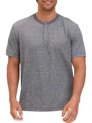 THREADS 4 THOUGHT Carlos Short Sleeve Henley - Stargazer