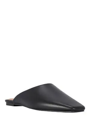 AZALEA WANG Raphael Flat Mule - Black