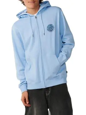 Rip Curl Wettie Passage Icon Zip Hoodie - Blue Bell