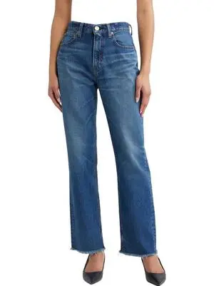 Moussy Vintage Watsonville Straight Leg Jeans - Light Blue