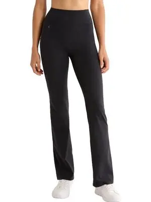 On Studio High Waist Flared Performance Pants - Black