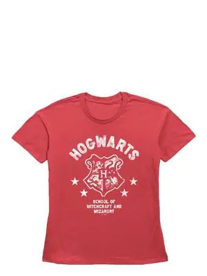 HARRY POTTER Hogwarts Crest T-shirt - Red