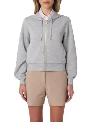 WILLIAMS ATHLETIC CLUB Molly Lightweight Performance Full Zip Hoodie - Grey