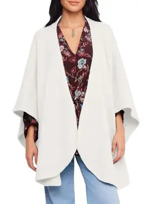 Karen Kane Shawl Collar Cardigan - Ecru