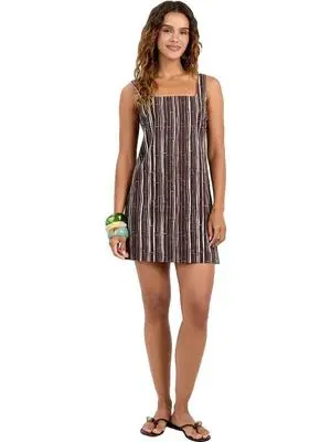 Trina Turk Aspire Tropical Print Shirtdress - Bamboo