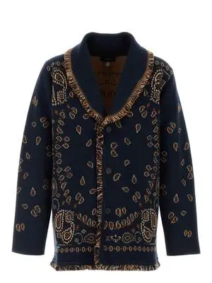 Alanui Embroidered Cashmere Cardigan - White